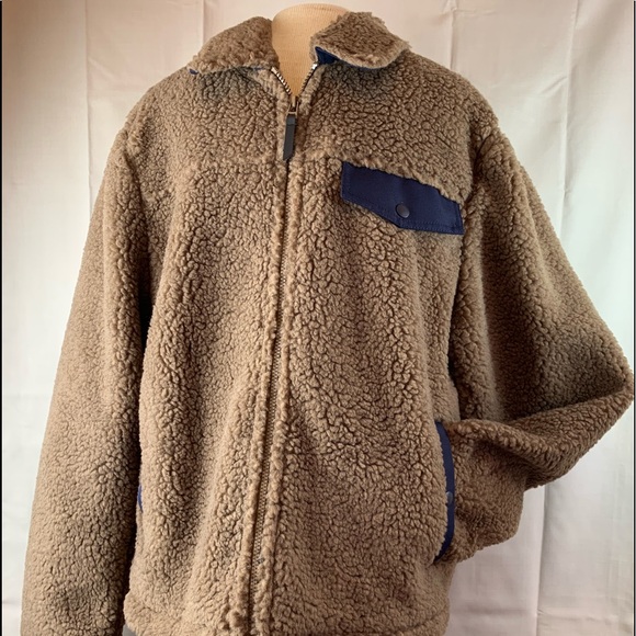 Goodfellow & Co | Jackets & Coats | Mens Goodfellow Brown Fleece Sherpa ...